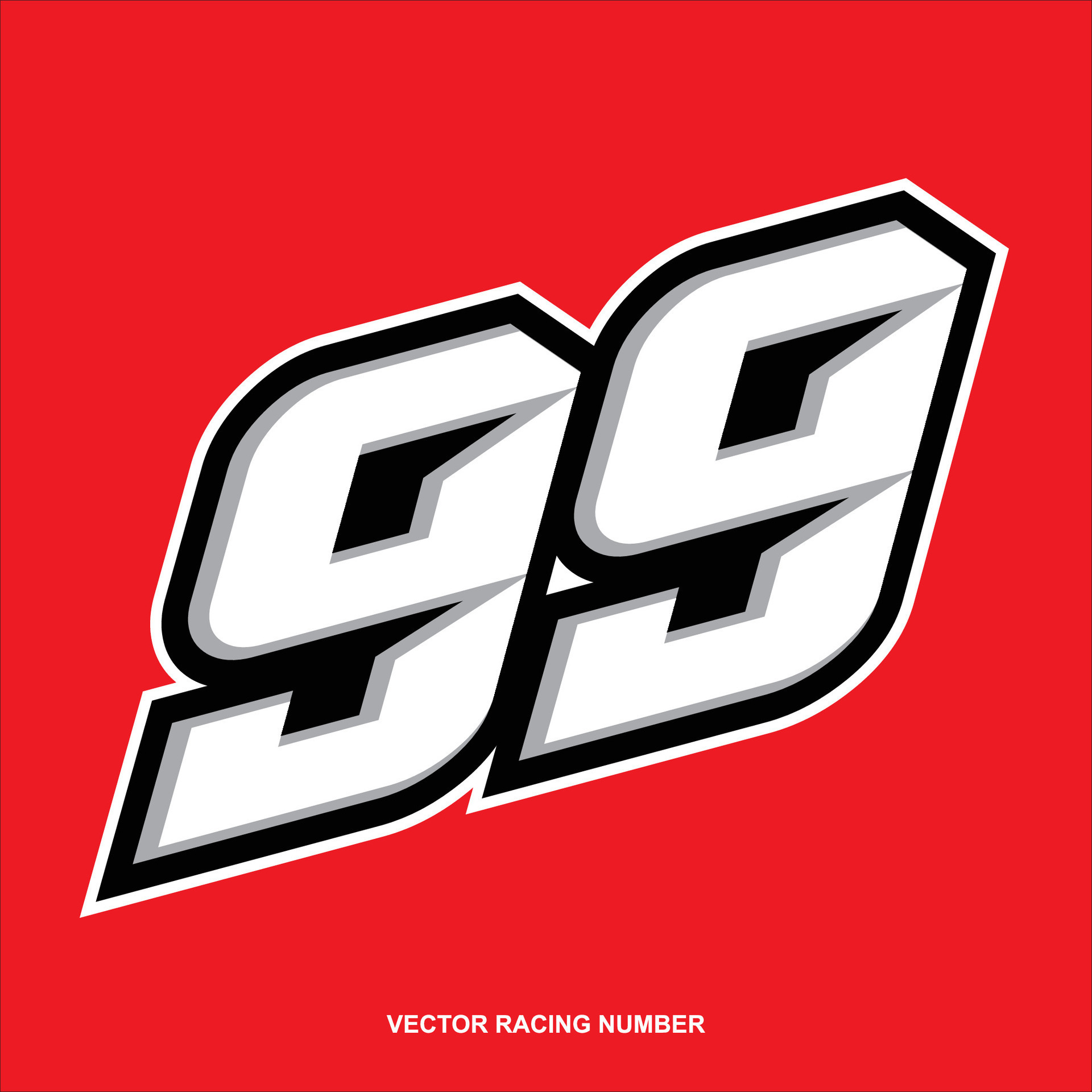 Race Number 99 25678332 Vector Art At Vecteezy