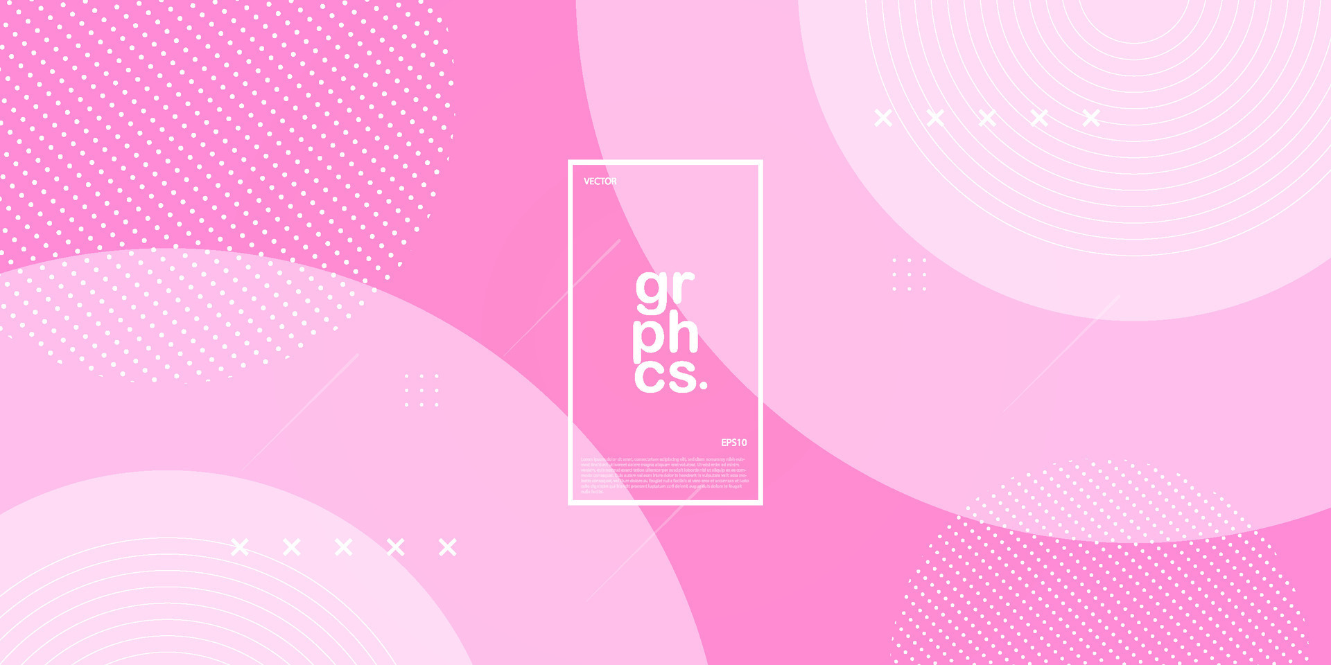 Modern Abstract Bright Pink Gradient Illustration Background With Simple Pattern Cool Design