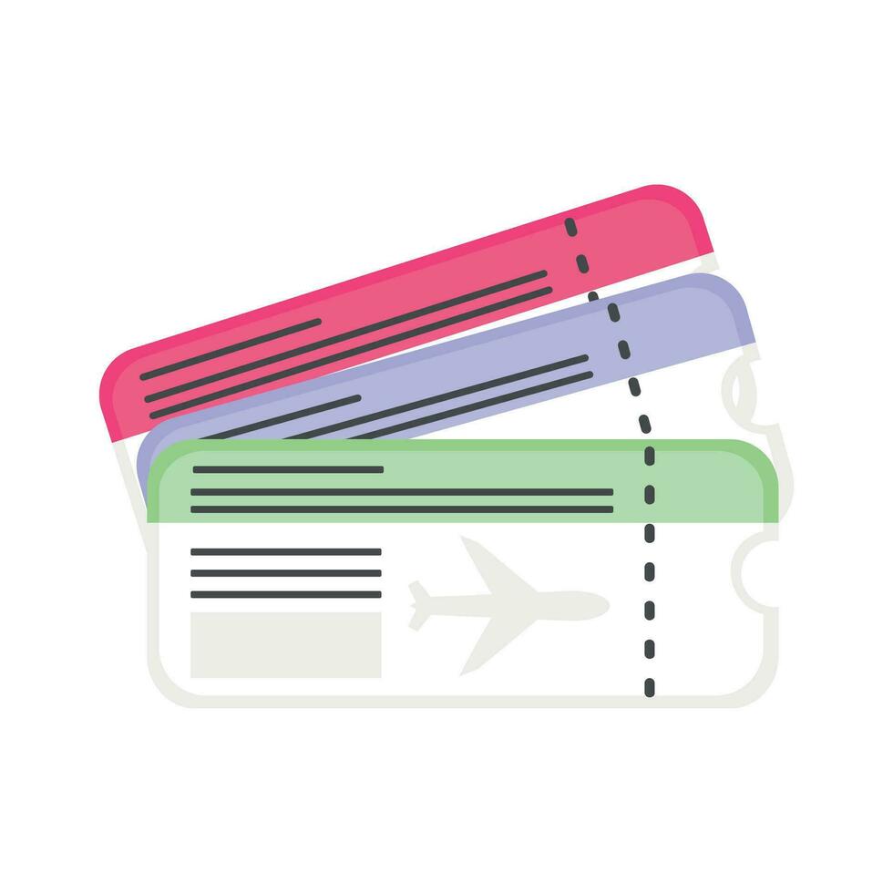 Boarding Passes For Flights 25683159 Vector Art At Vecteezy