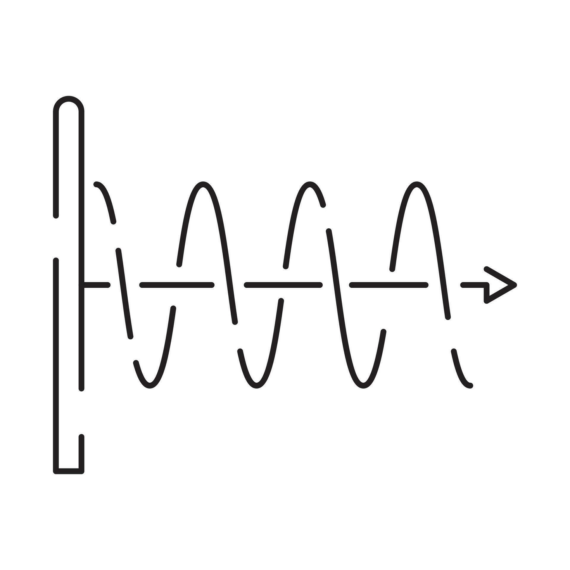 Academic education disciplines physics science line icon, vector ...