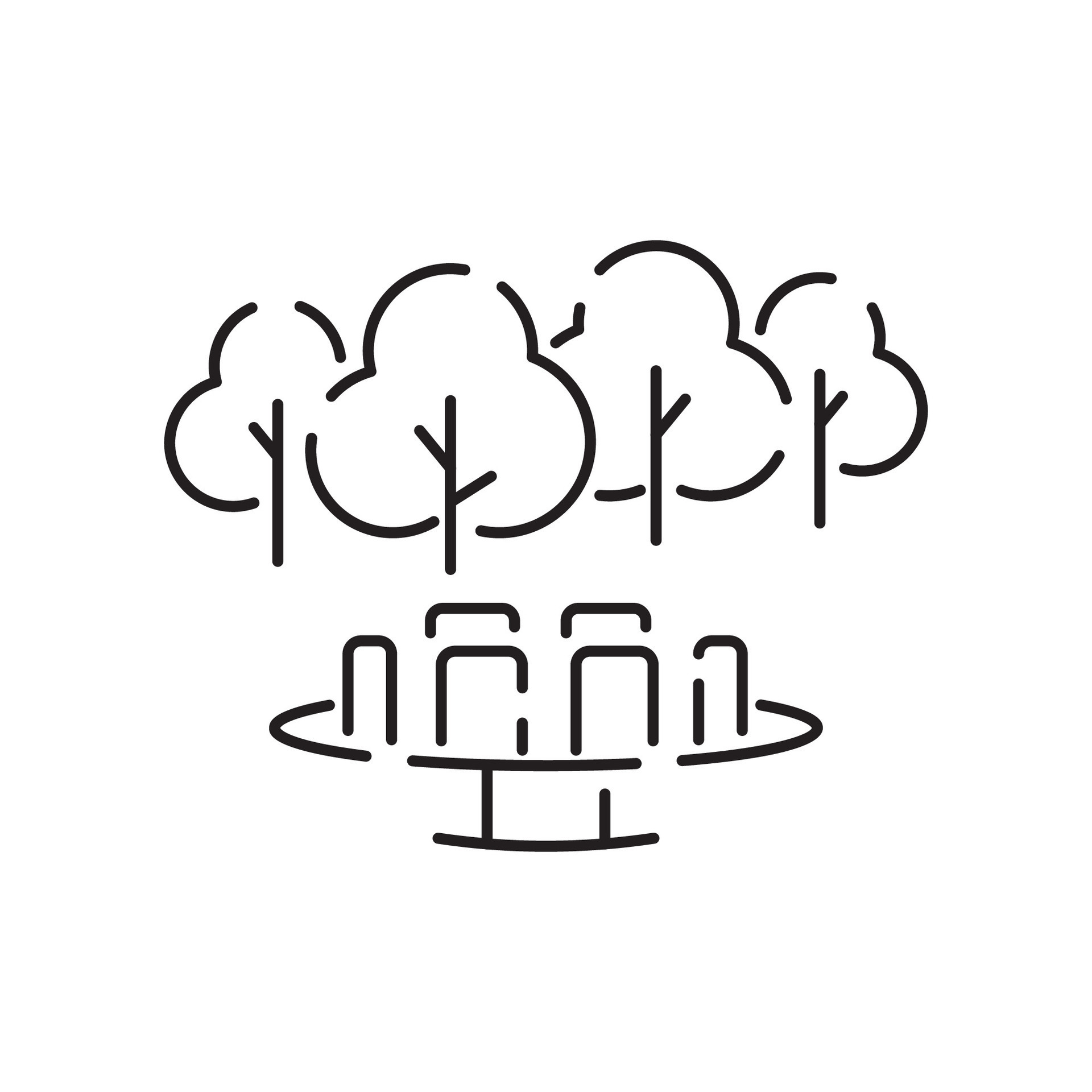 Park kid playground line icon. Outline park kid playground vector icon ... Park kid playground line icon. Outline park kid playground vector icon ...
