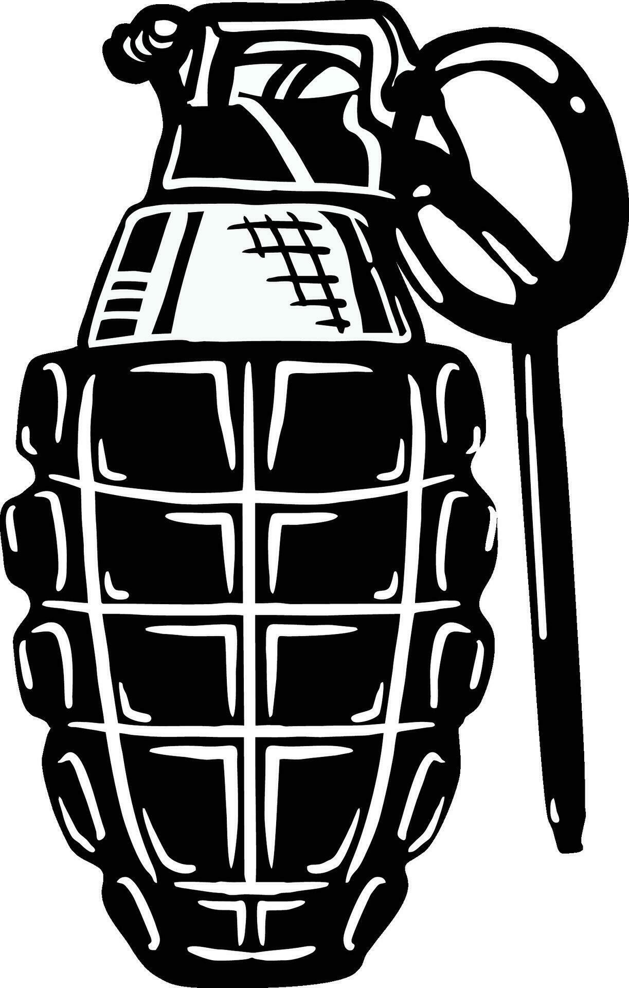 Vintage military hand grenade concept 25685119 Vector Art at Vecteezy