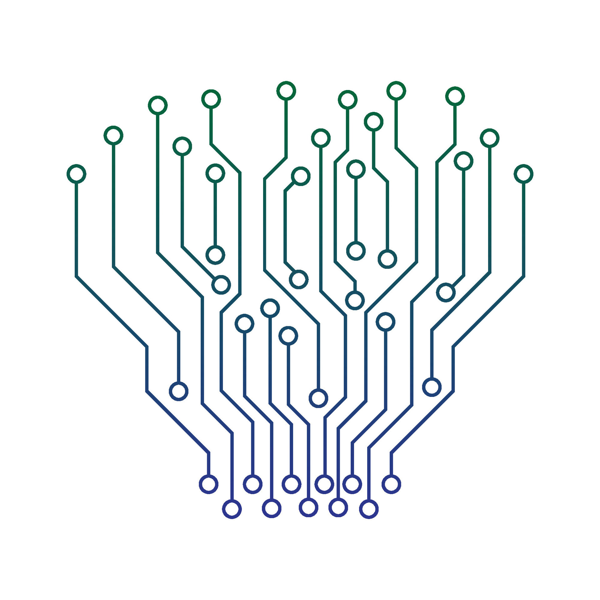 Circuit Board Tree Vector Icon. 25685572 Vector Art at Vecteezy