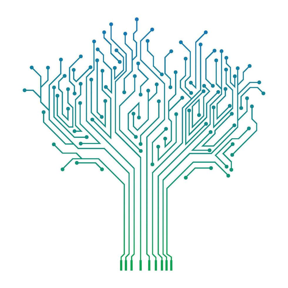 Circuit Technology Tree Vector Icon 25685573 Vector Art at Vecteezy