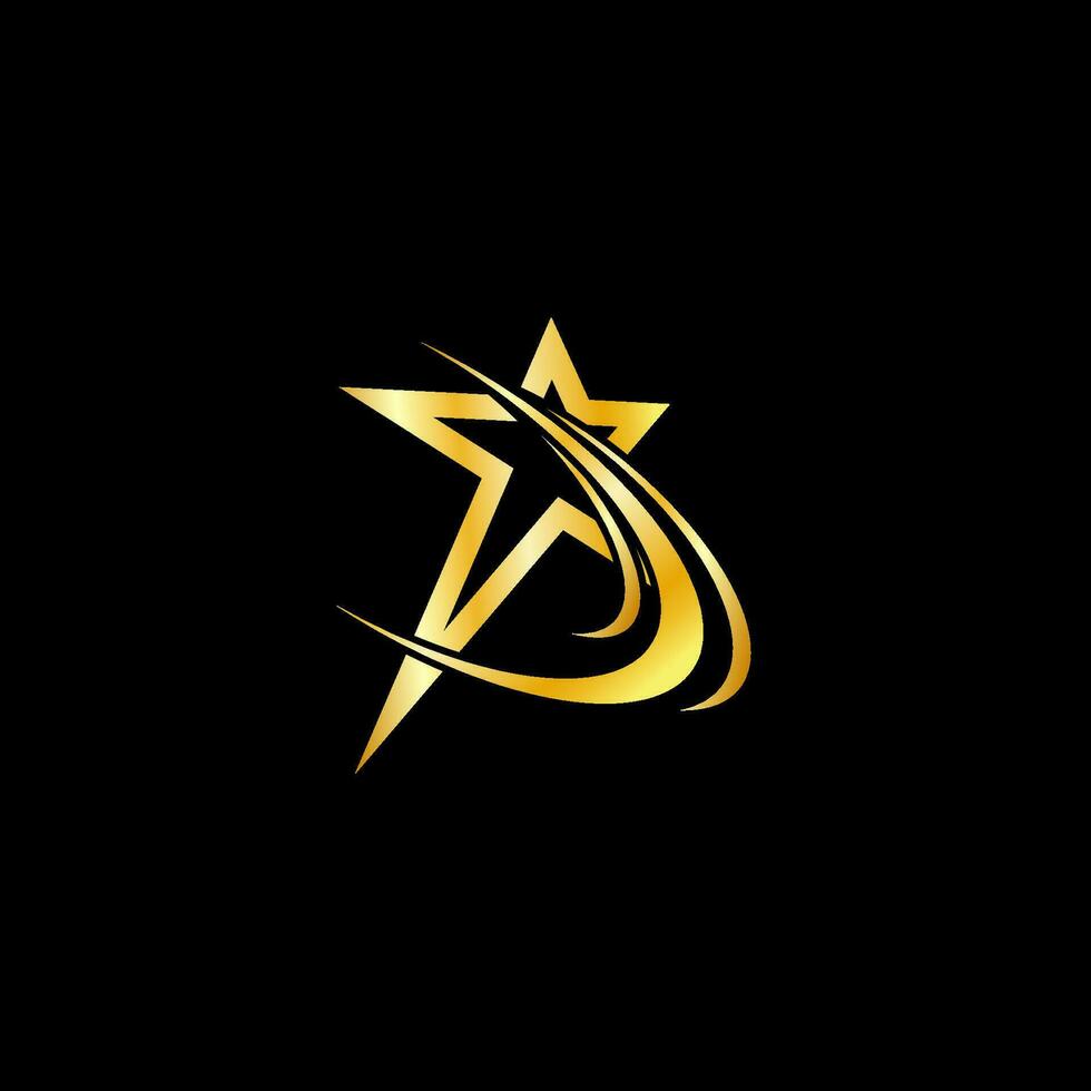 Gold Star icon Template vector illustration design 25685785 Vector Art ...