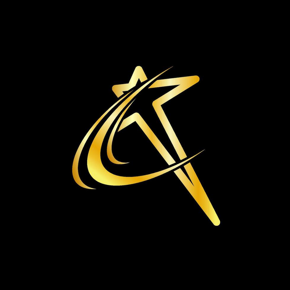 Gold Star icon Template vector illustration design 25685786 Vector Art ...