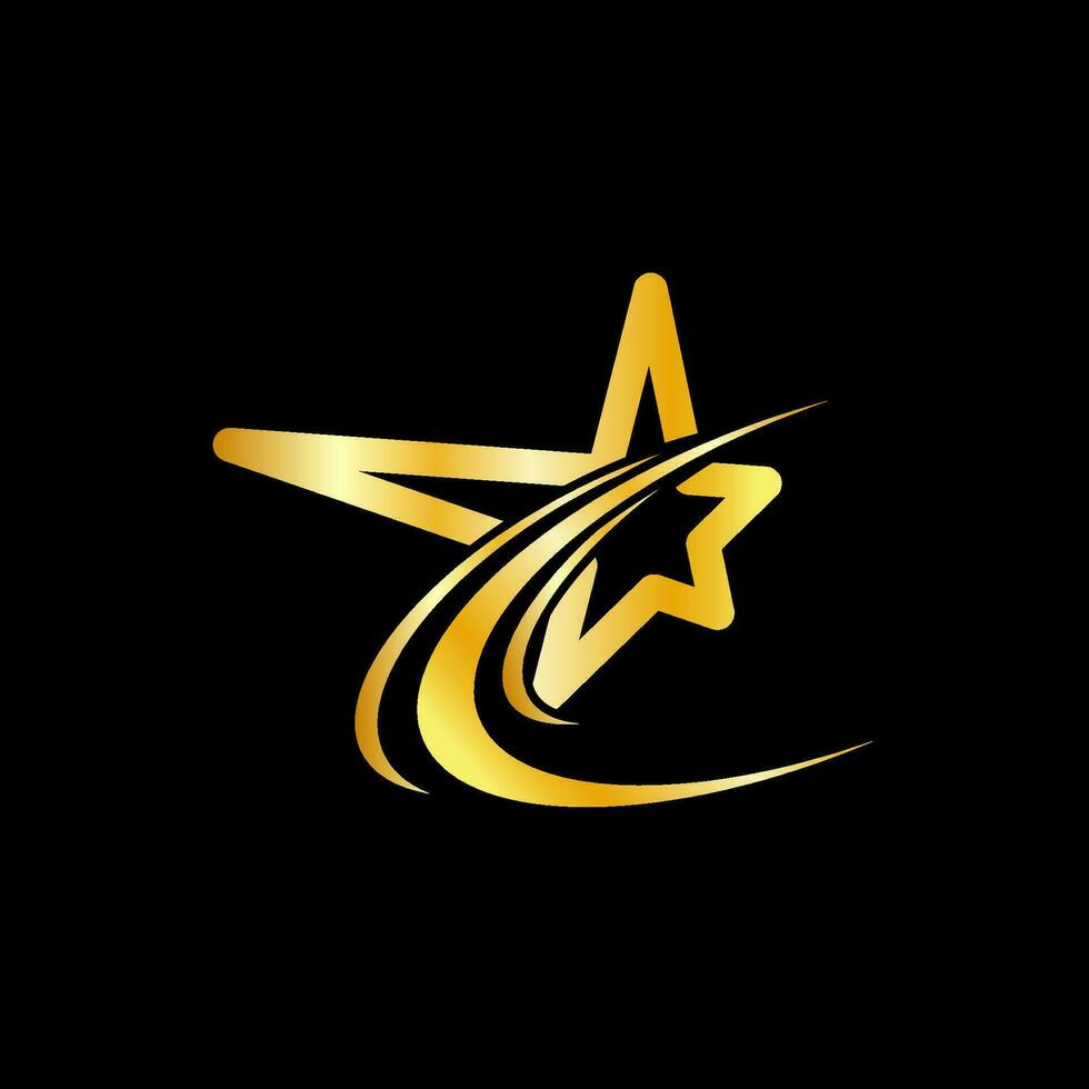 Gold Star icon Template vector illustration design 25685803 Vector Art ...