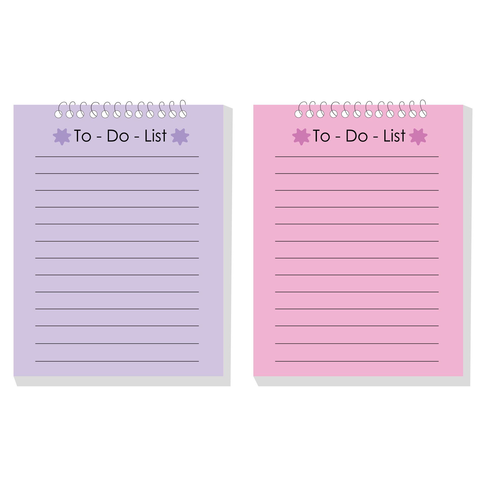 To-Do-List Set Vector Illustration Free Vector 25686825 Vector Art at ...