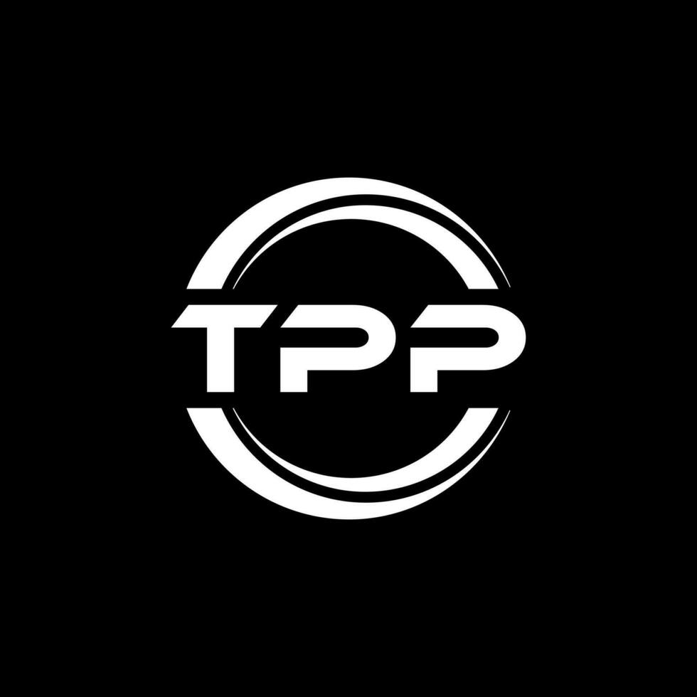 Tpp Letter Logo Design In Illustration Vector Logo Calligraphy Designs For Logo Poster