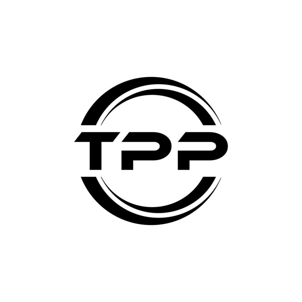 Tpp Letter Logo Design In Illustration Vector Logo Calligraphy Designs For Logo Poster