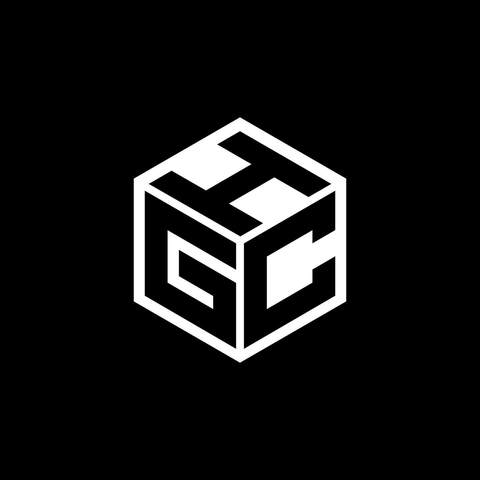 GCH letter logo design in illustration. Vector logo, calligraphy designs for logo, Poster ...