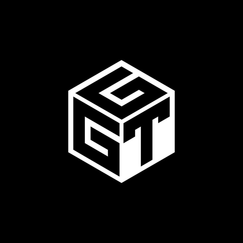 gtg letra logo diseño en ilustración. vector logo, caligrafía diseños para logo, póster ...