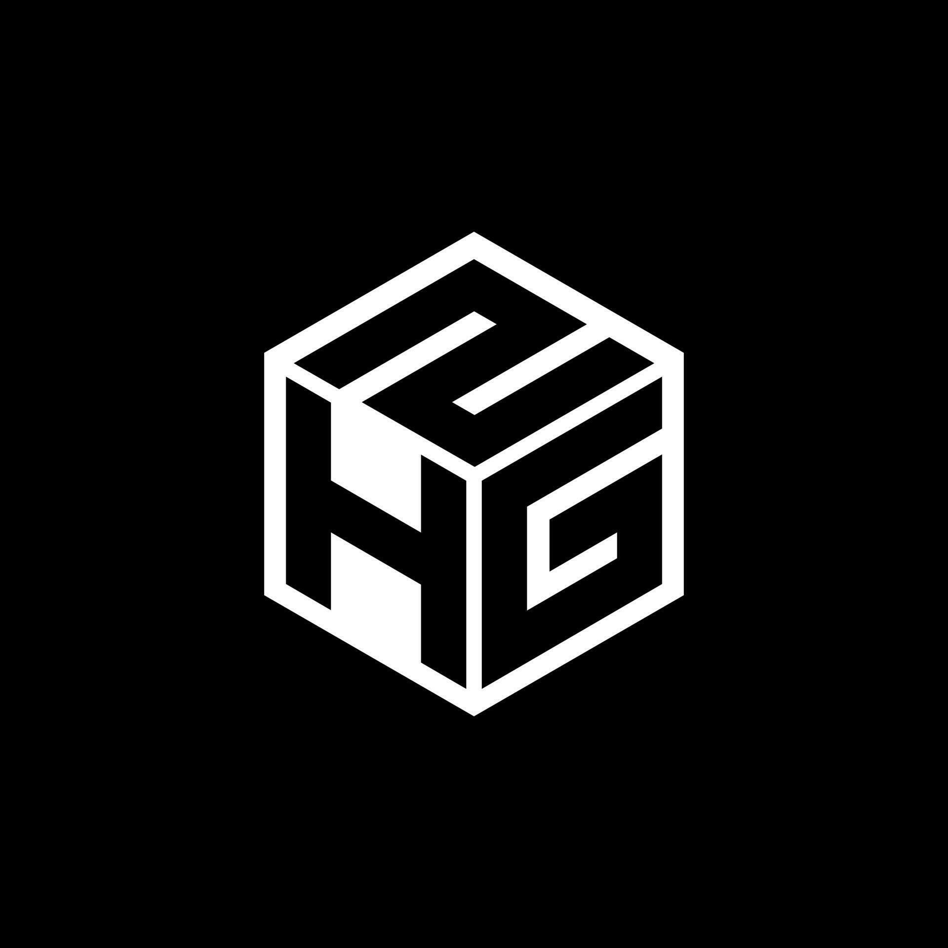 HGZ letter logo design in illustration. Vector logo, calligraphy designs for logo, Poster ...