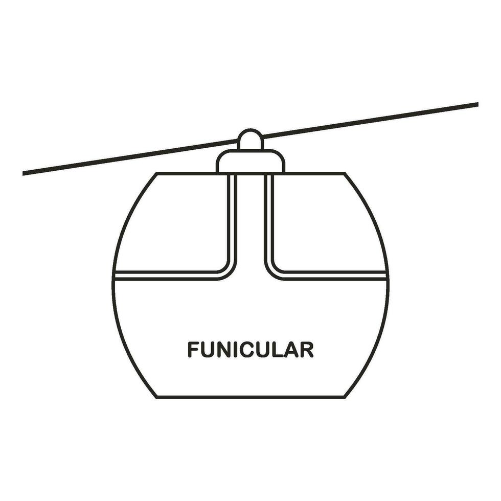 funicular icon vector 25708866 Vector Art at Vecteezy