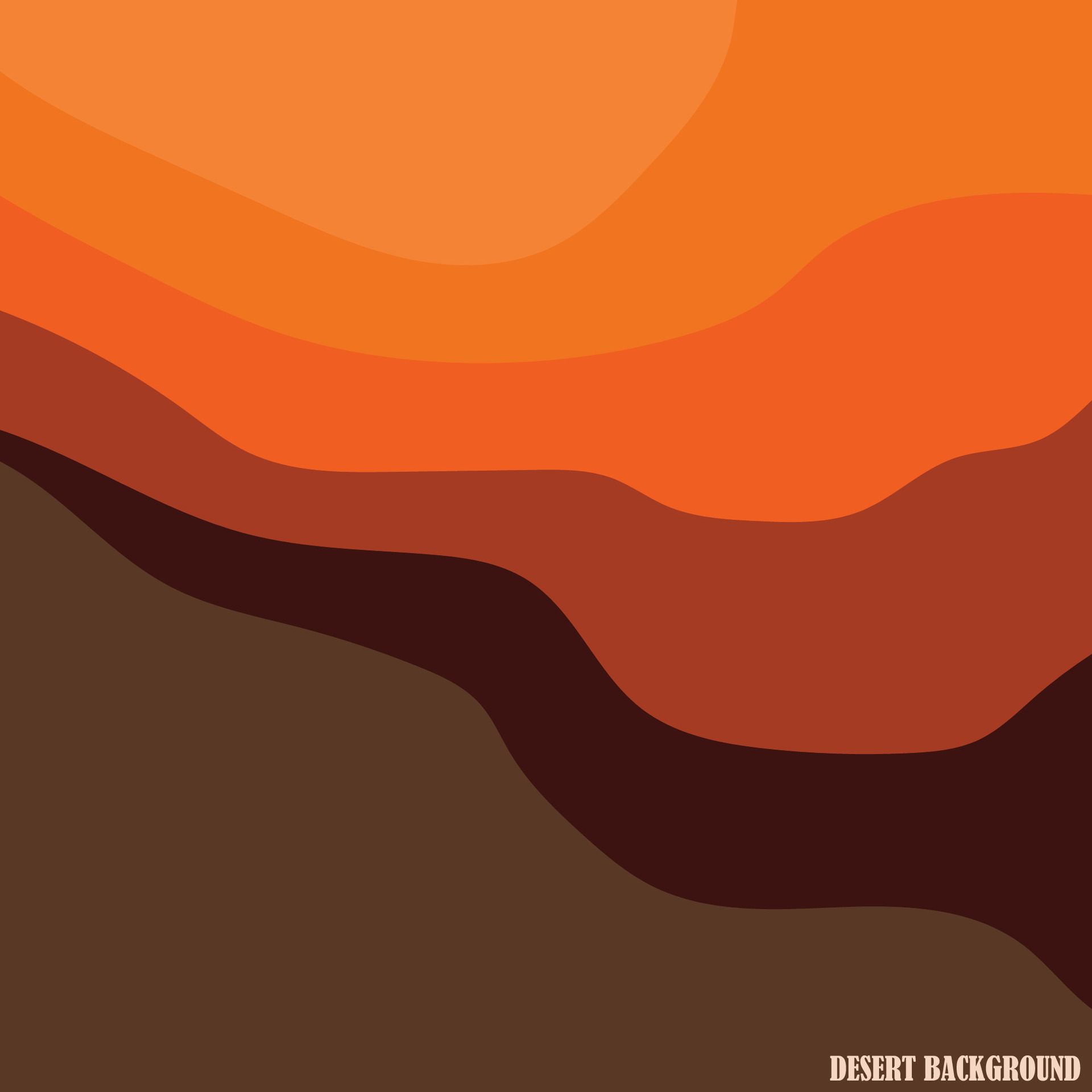 Desert background design 25708876 Vector Art at Vecteezy