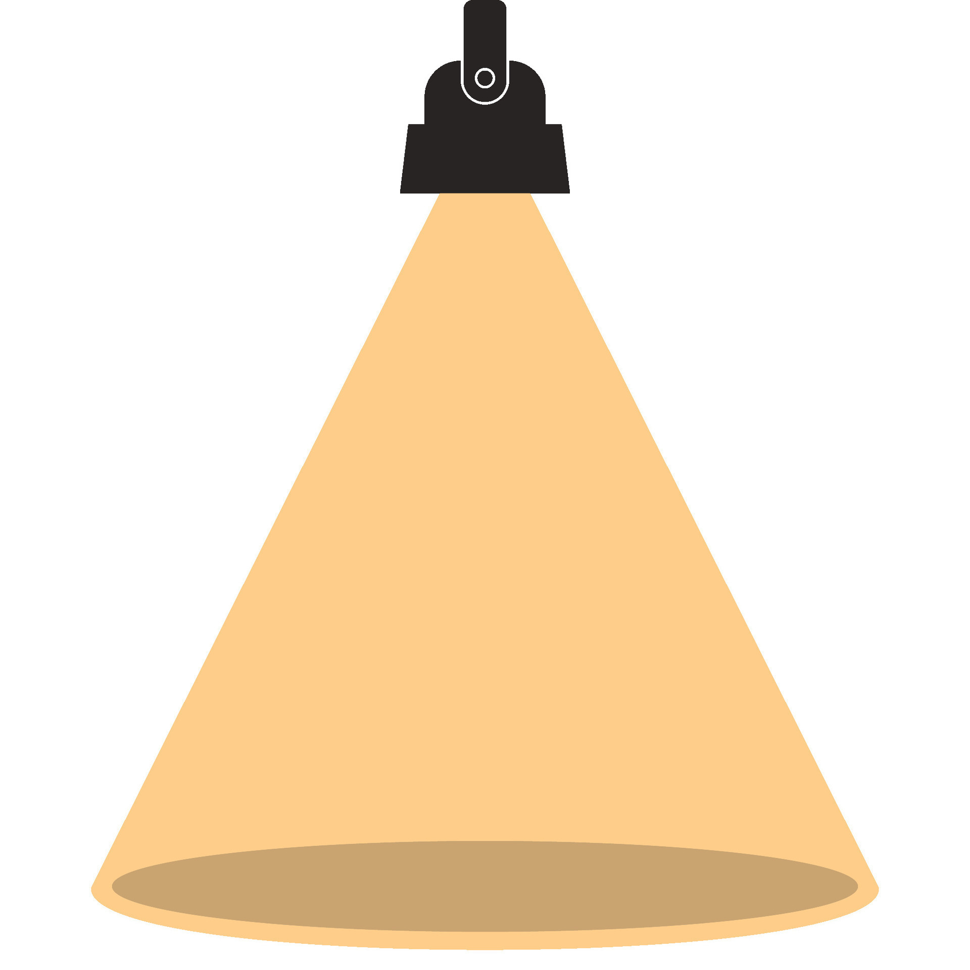 Spotlight icon vector 25708911 Vector Art at Vecteezy