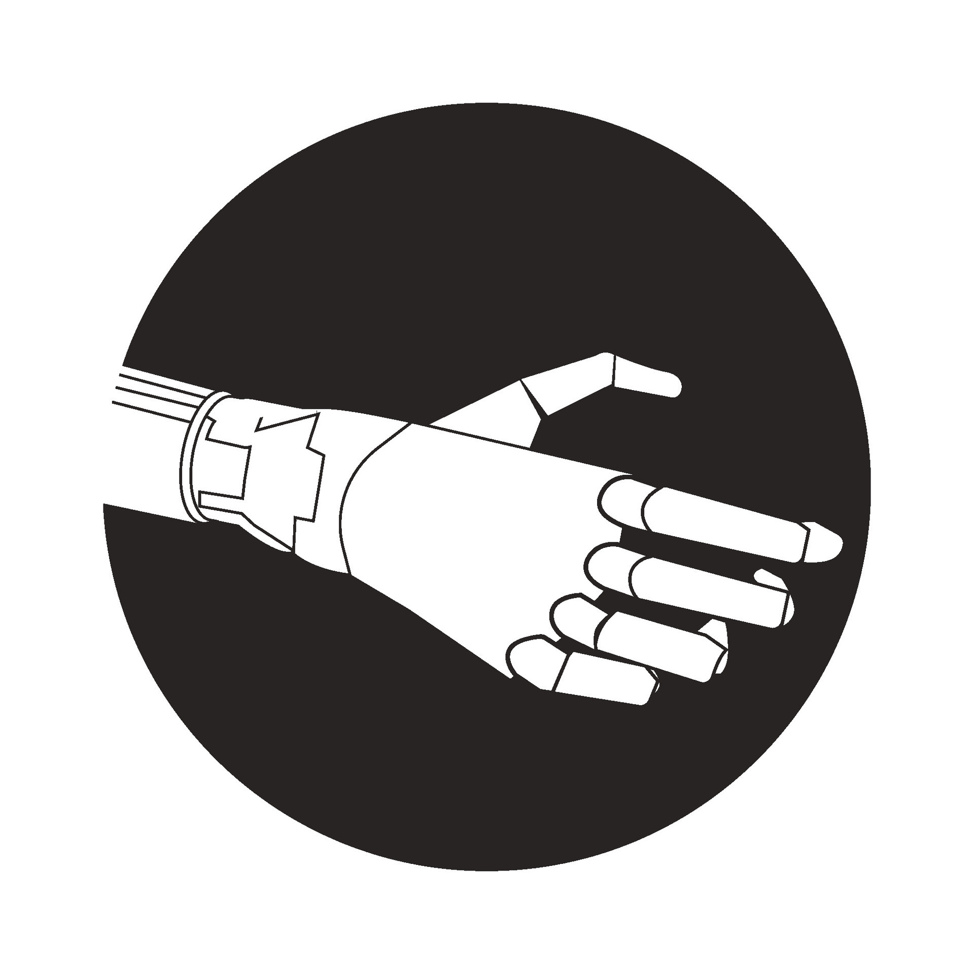 Robot hand icon 25708943 Vector Art at Vecteezy
