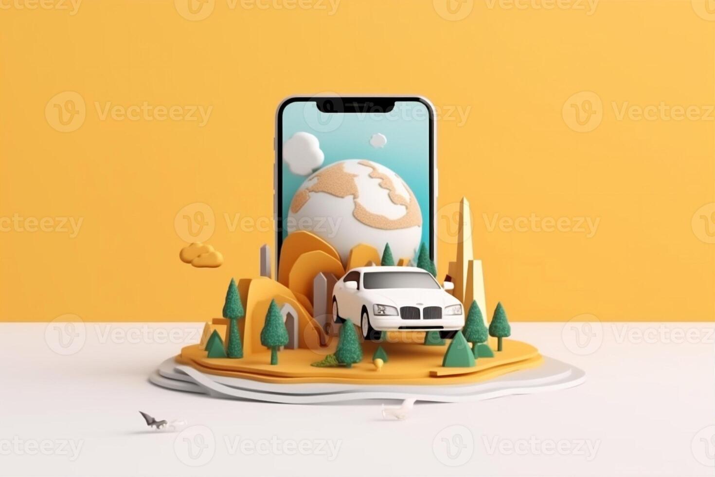 Travel Mobile Location Position Phone Map Navigation Gps Direction