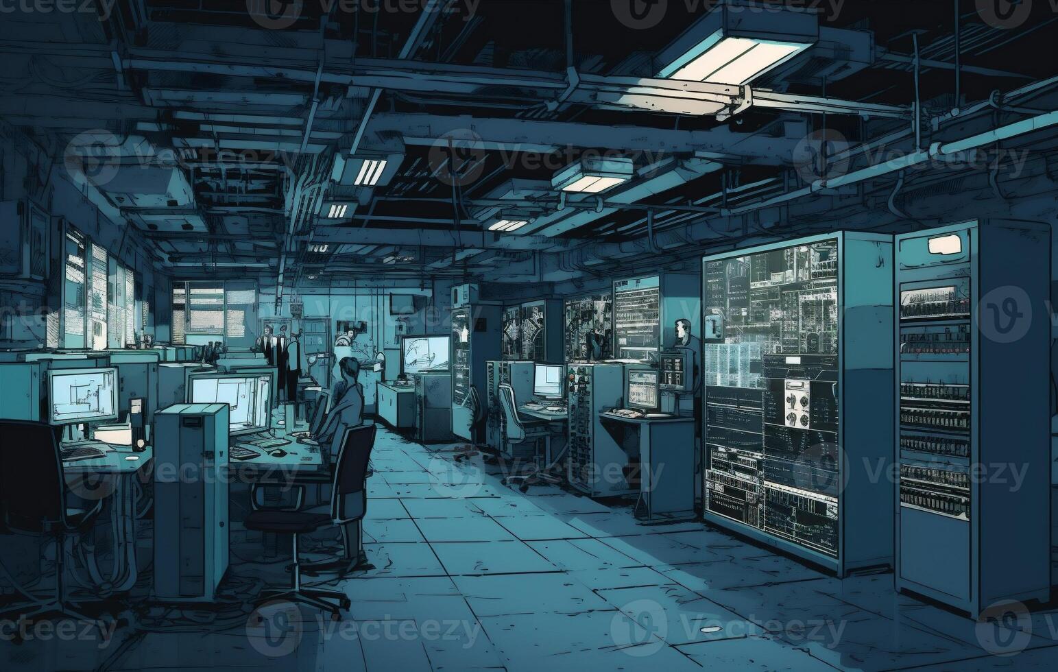 Center Man Data Server Connection Storage Technology Datum System Computer Network Cyberspace