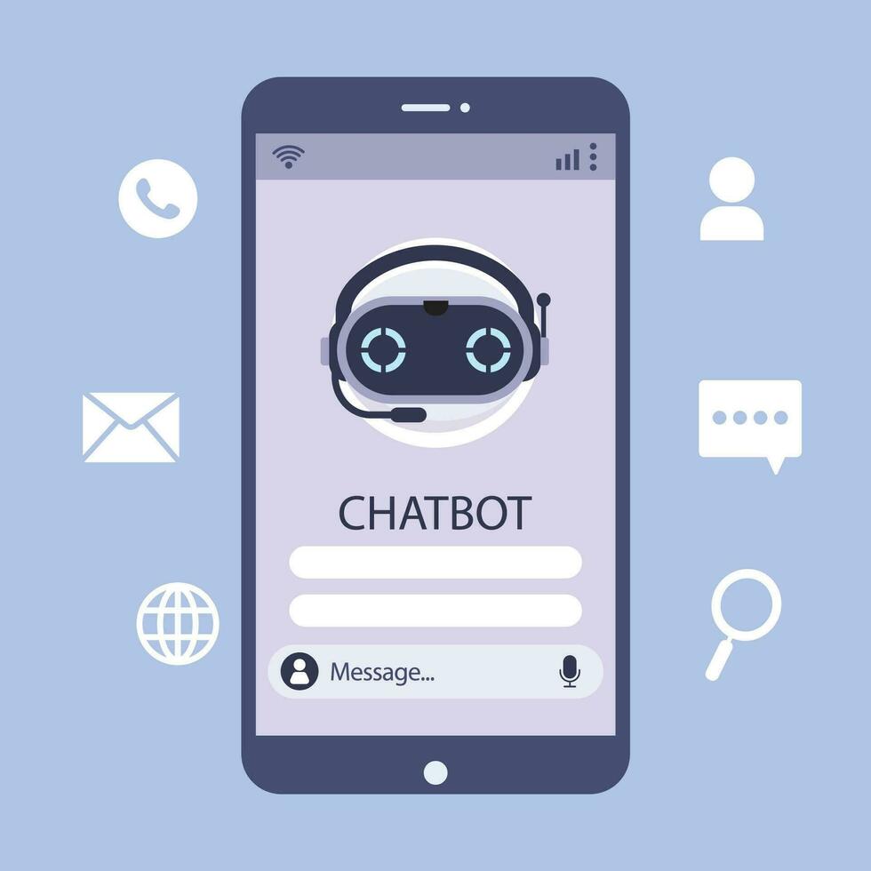 Chatbot artificial intelligence abstract concept illustration 25721567 ... Chatbot artificial intelligence abstract concept illustration 25721567 ...