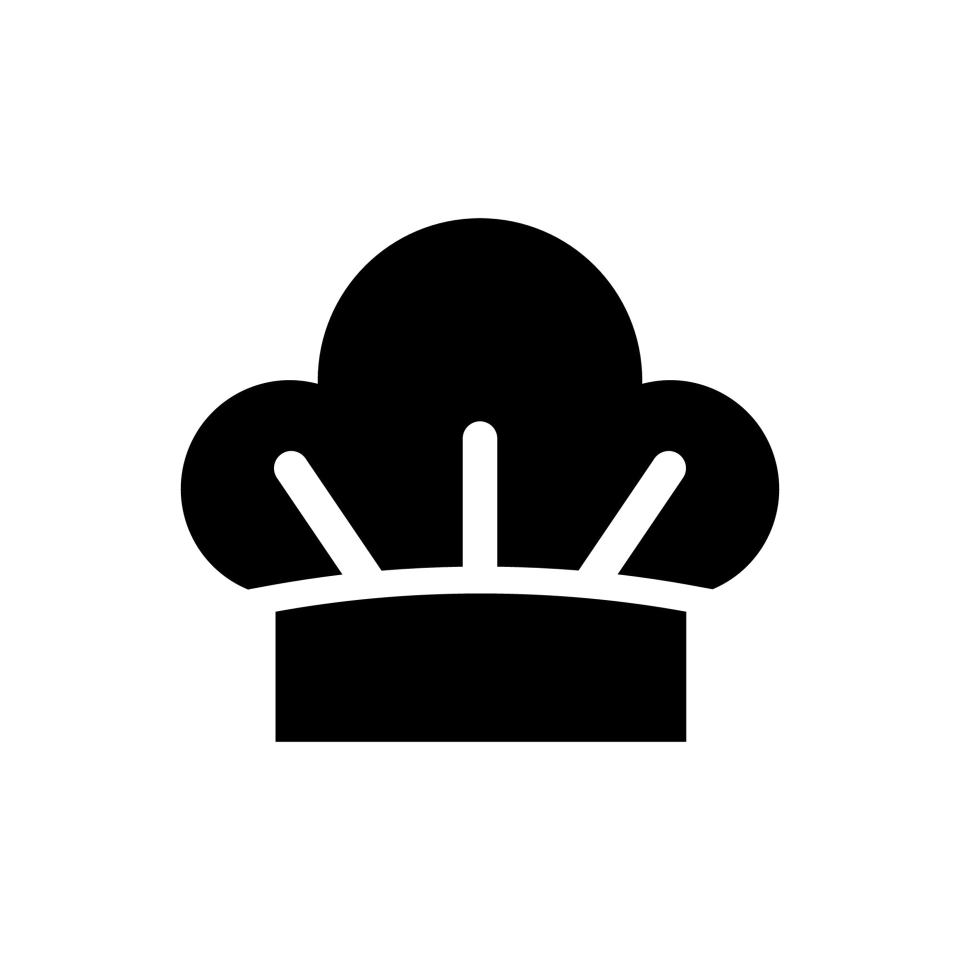 Toque icon, logo isolated on white background 25721976 Vector Art at ...