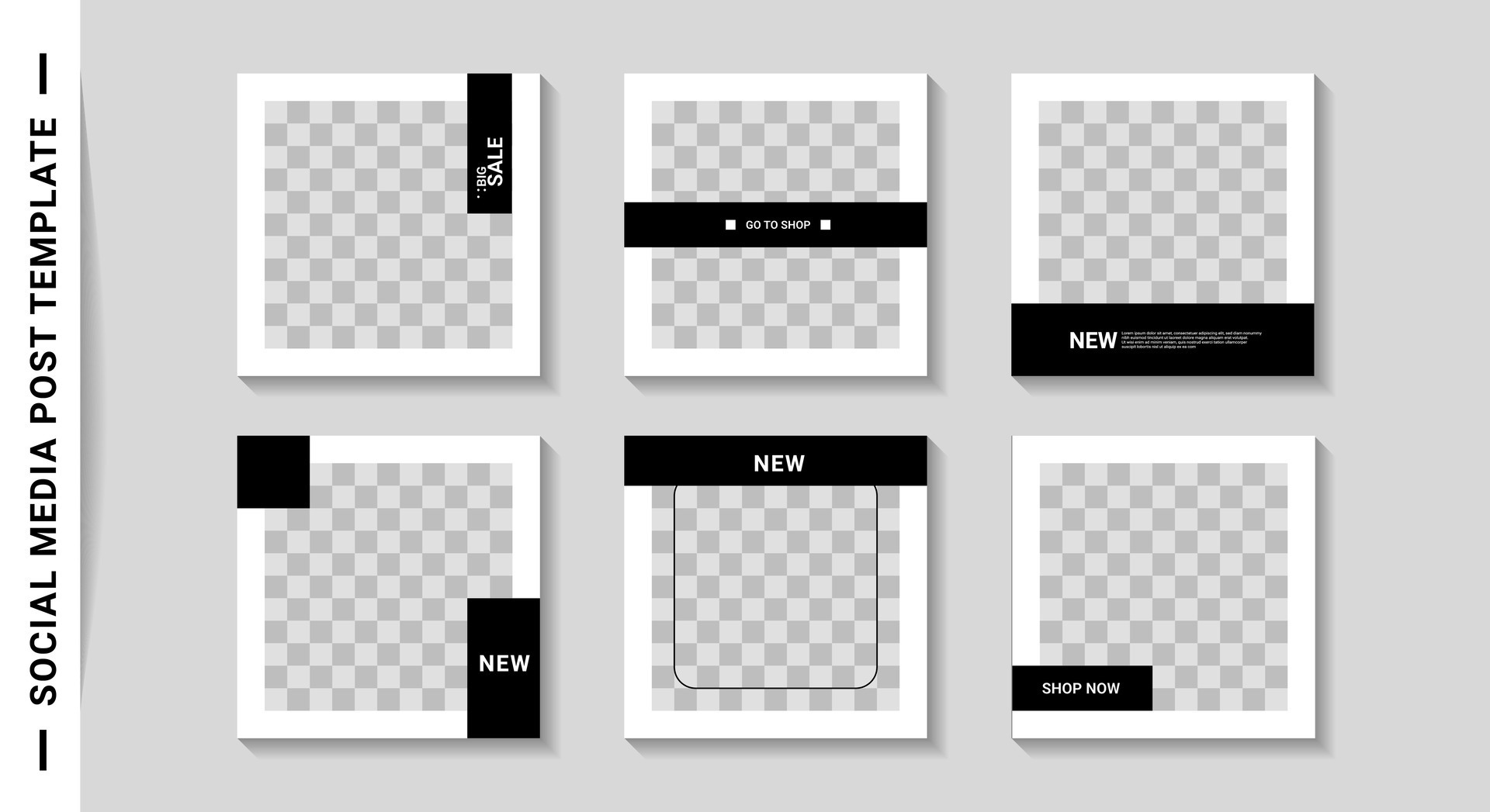 Social media post templates, suitable for digital marketing, social ... Social media post templates, suitable for digital marketing, social ...