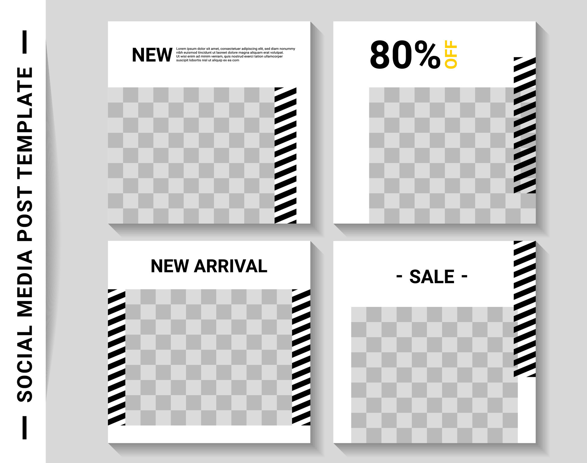 Social media post templates, suitable for digital marketing, social ... Social media post templates, suitable for digital marketing, social ...