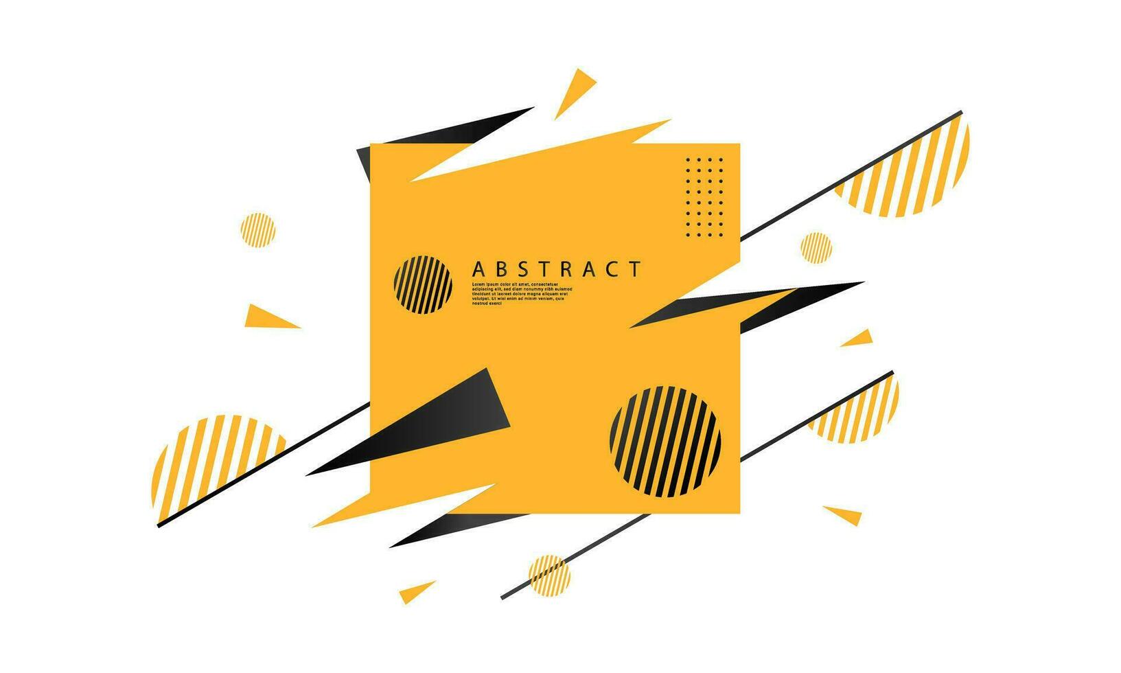 Modern and trendy geometric abstract background, in yellow and black ... Modern and trendy geometric abstract background, in yellow and black ...
