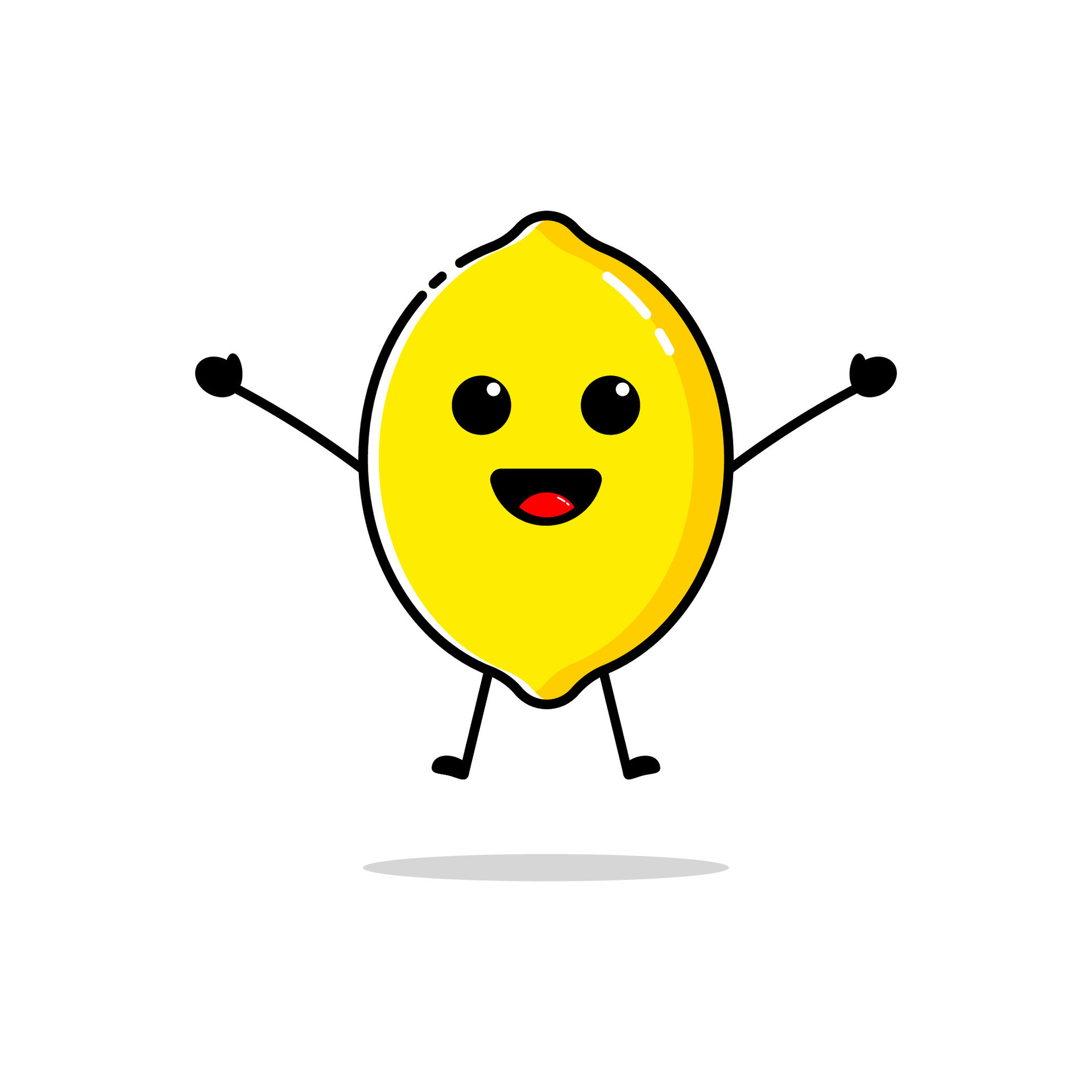 Lemon Character Design With Funny And Cute Expressions 25723132 Vector Art At Vecteezy