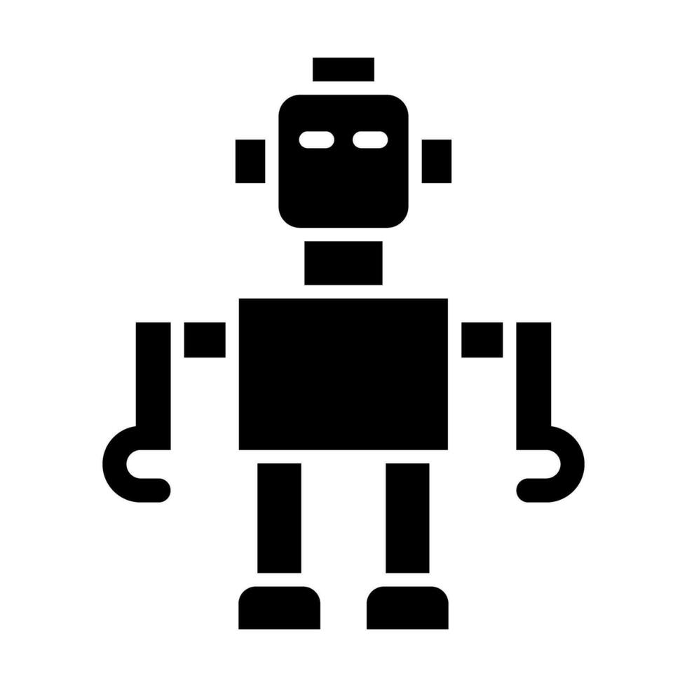 Robot Vector Glyph Icon Design 25725536 Vector Art at Vecteezy