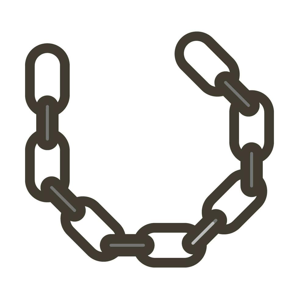 Chain Thick Line Filled Colors For Personal And Commercial Use. 25726221 Vector Art at Vecteezy