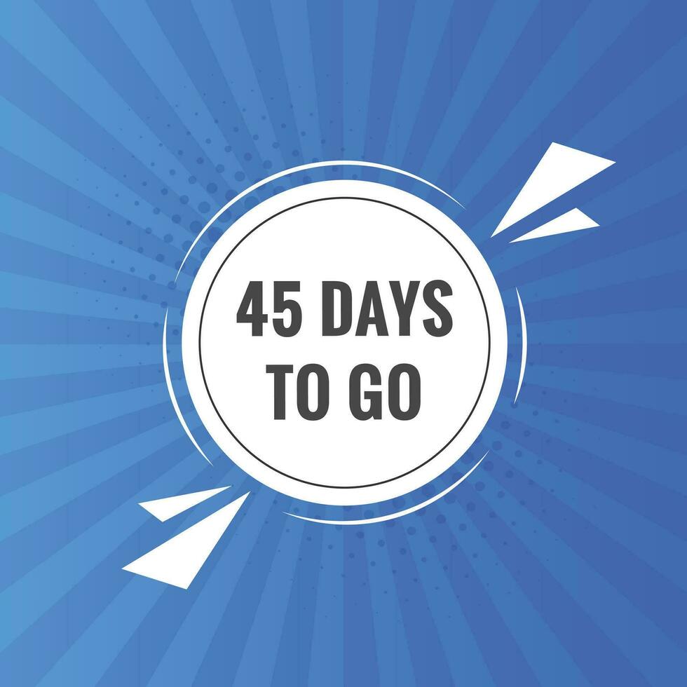 45 days to go countdown template. 45 day Countdown left days banner ... 45 days to go countdown template. 45 day Countdown left days banner ...