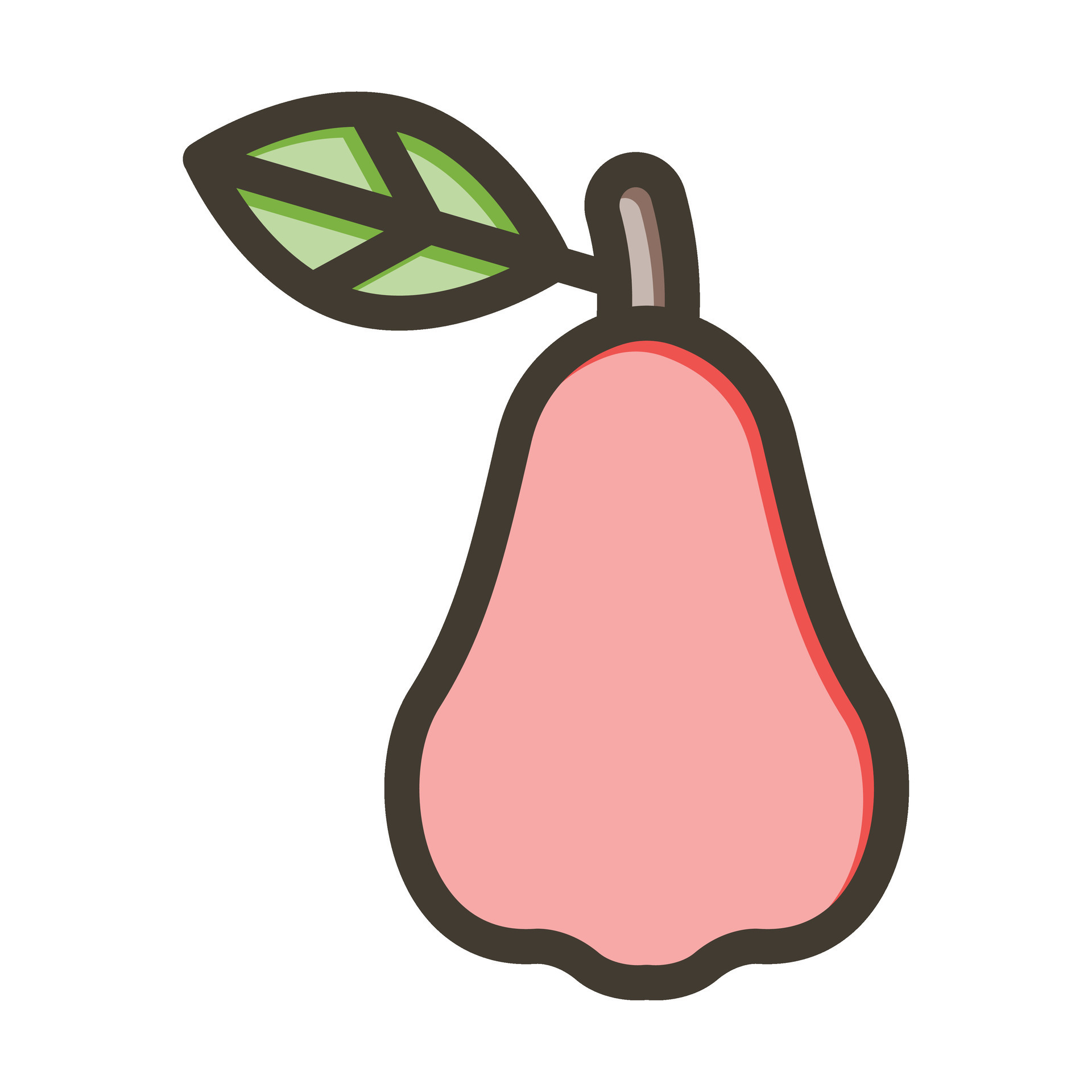 Java Apple Thick Line Filled Colors For Personal And Commercial Use ...