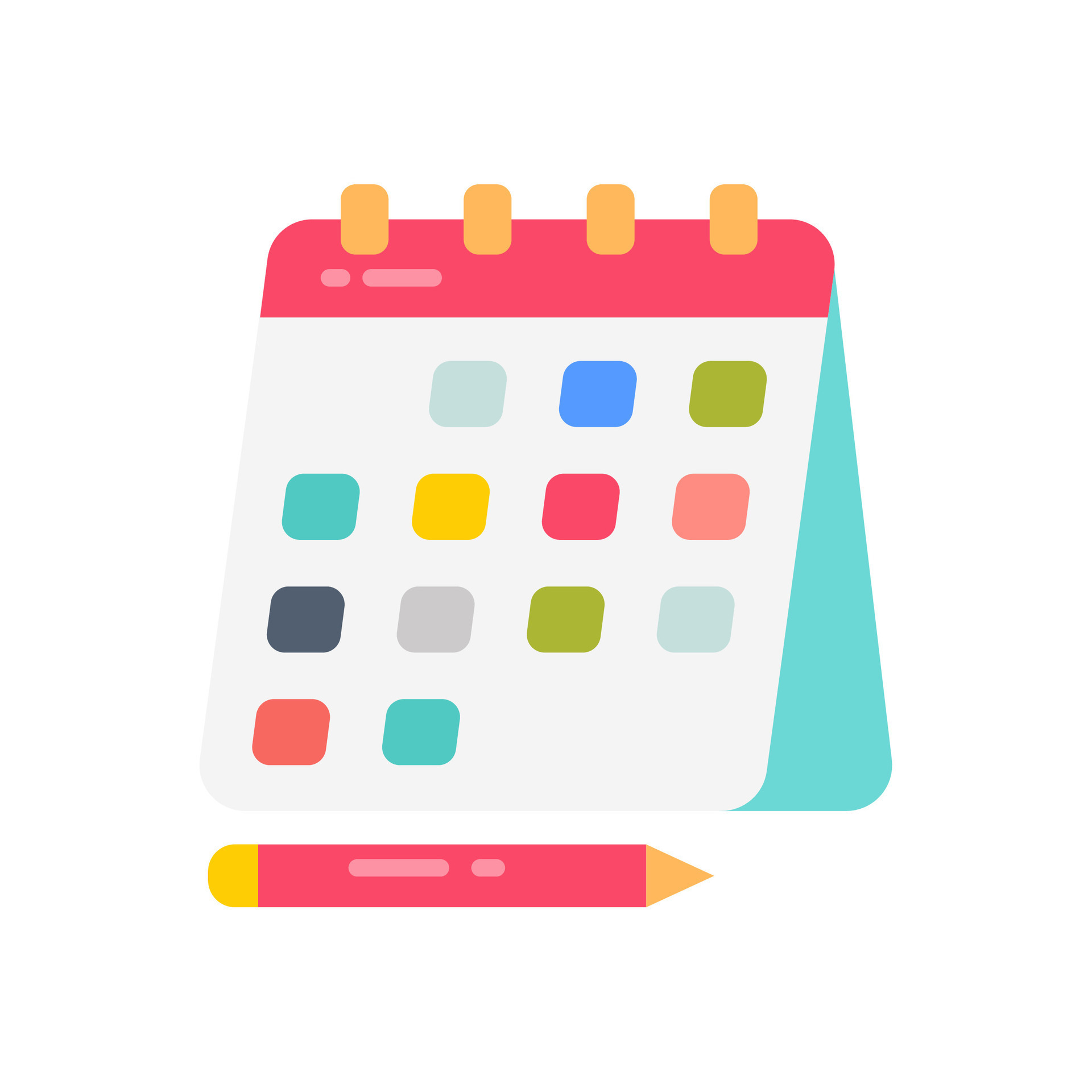 Work Scheduling icon in vector. Illustration 25729577 Vector Art at ...