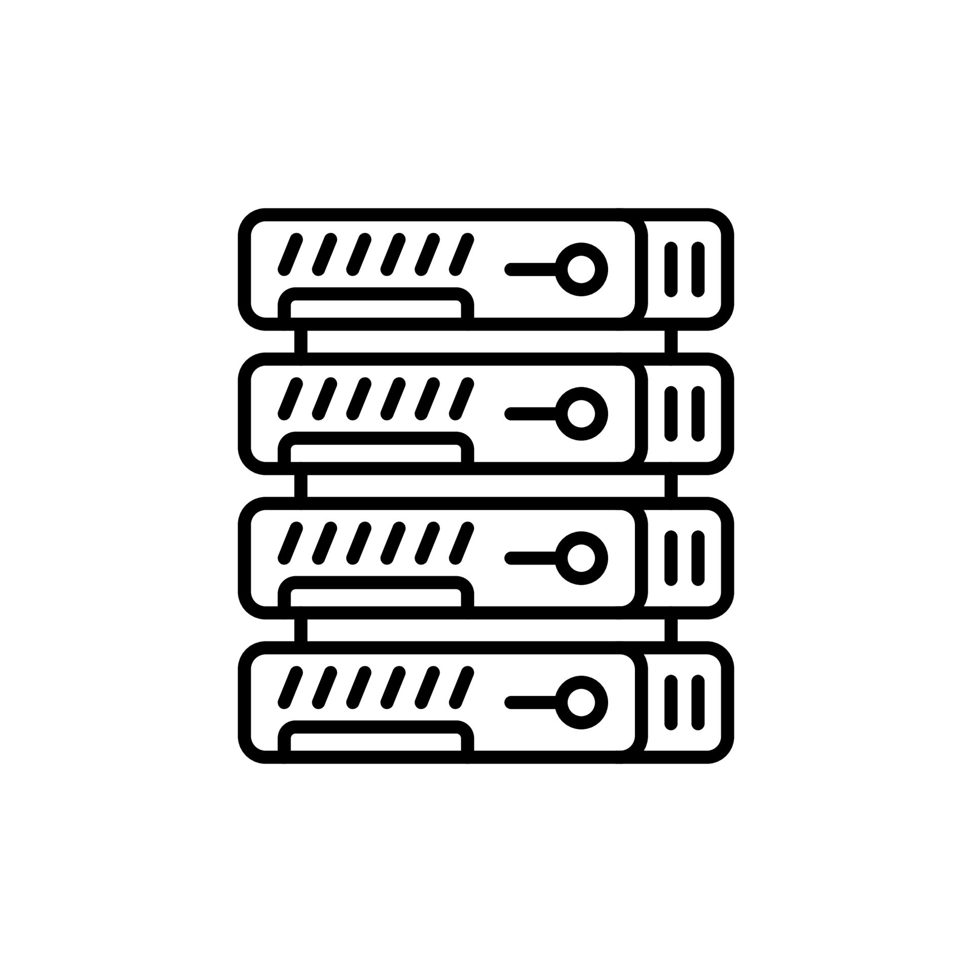 Server Storage Icon In Vector Illustration 25729633 Vector Art At Vecteezy