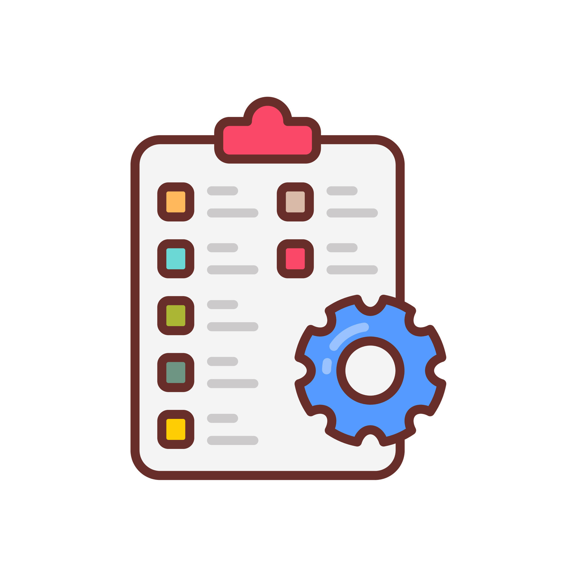 Task Management icon in vector. Illustration 25729786 Vector Art at ...