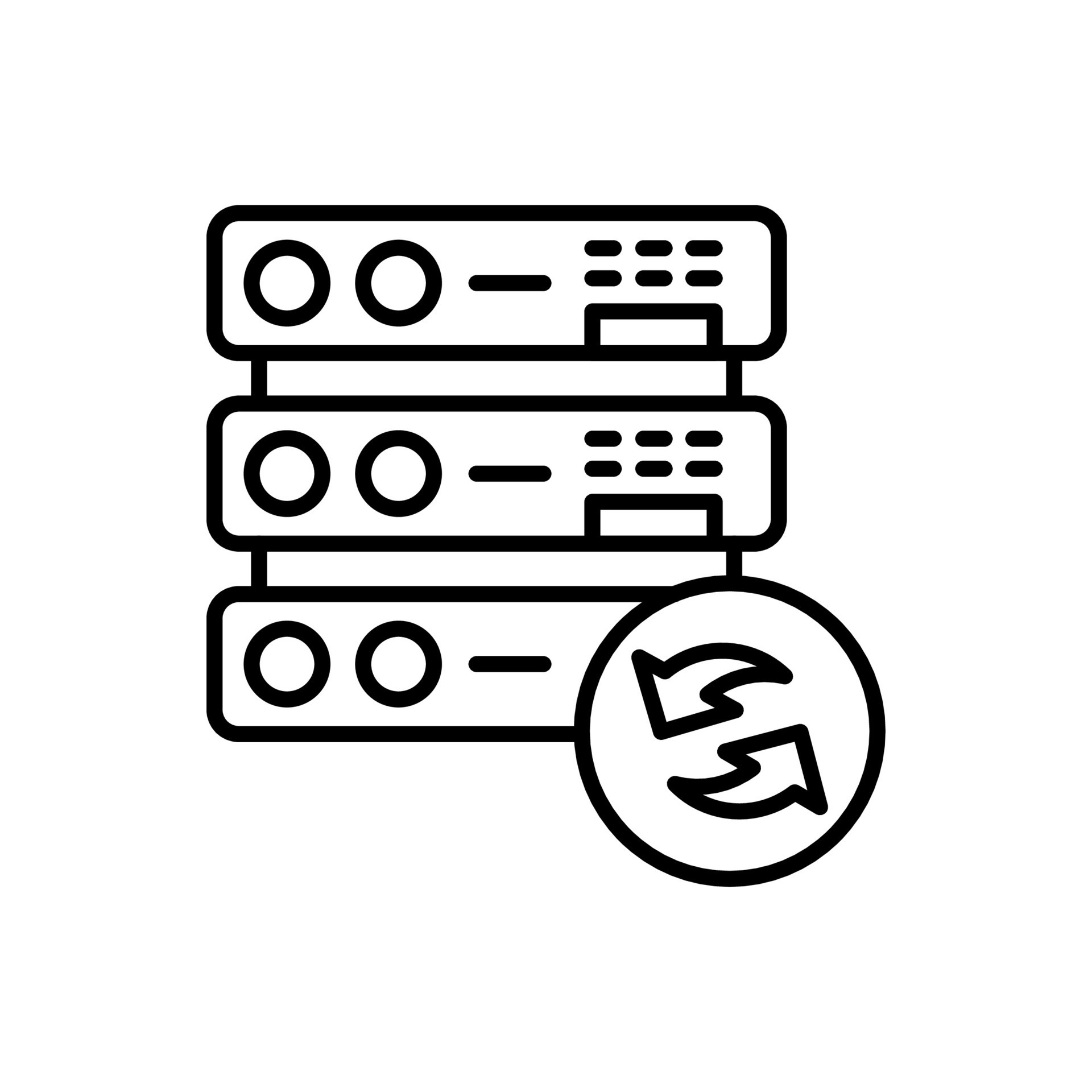 Data Backup Icon In Vector Illustration 25729874 Vector Art At Vecteezy