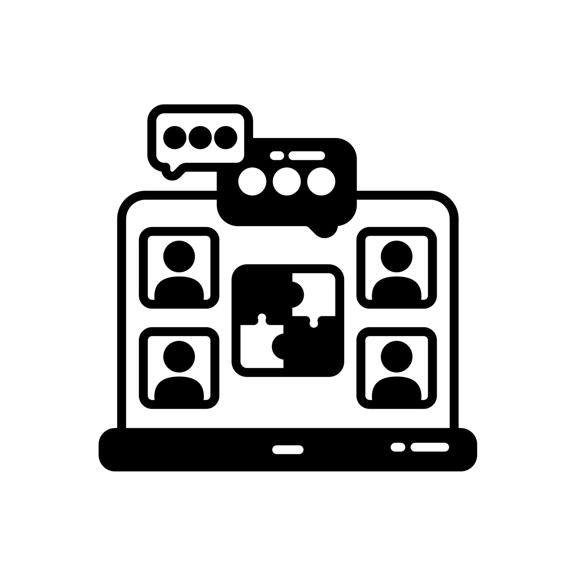 en línea colaboración icono en vector. ilustración 25729932 Vector en Vecteezy