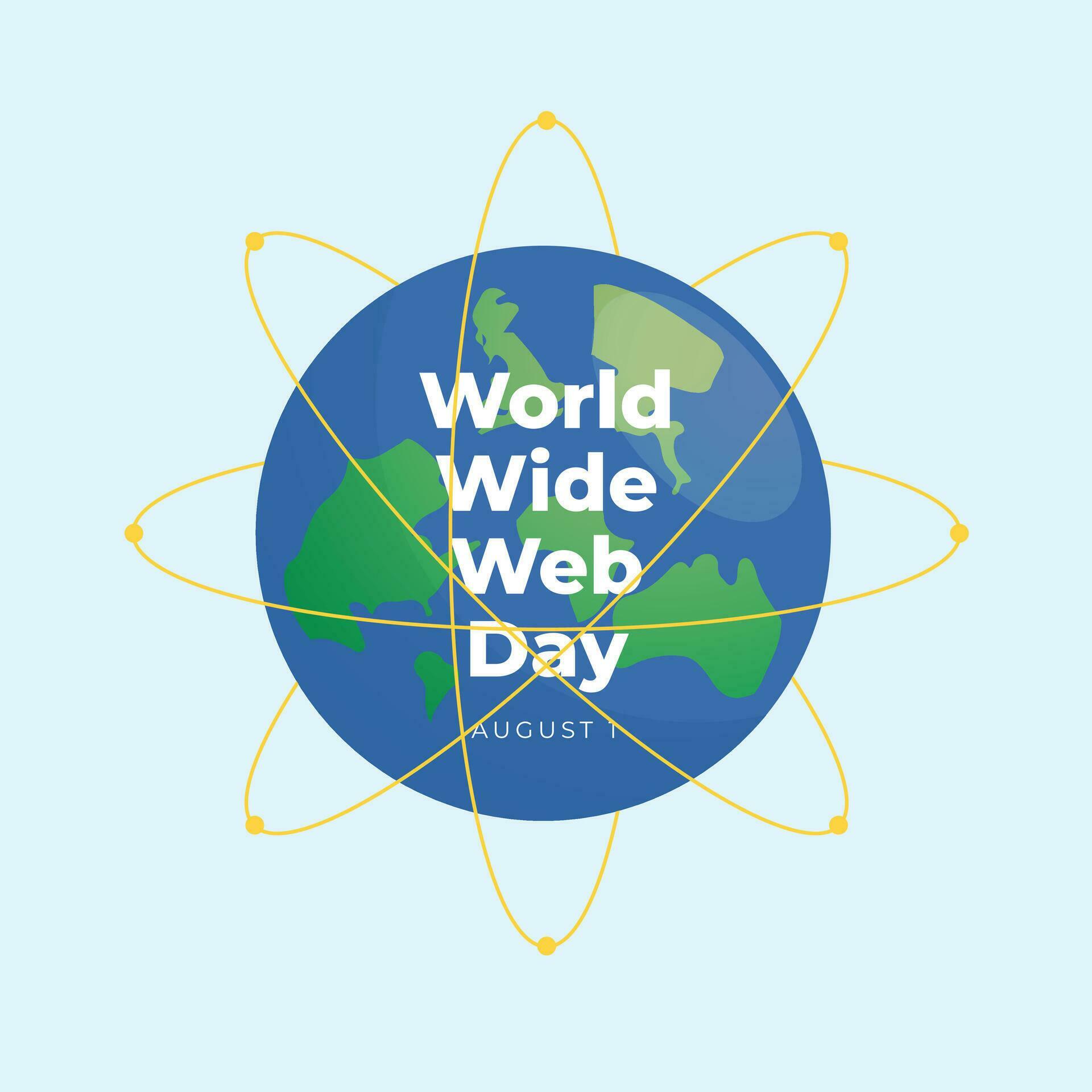 vector graphic of World Wide Web Day good for World Wide Web Day ... vector graphic of World Wide Web Day good for World Wide Web Day ...