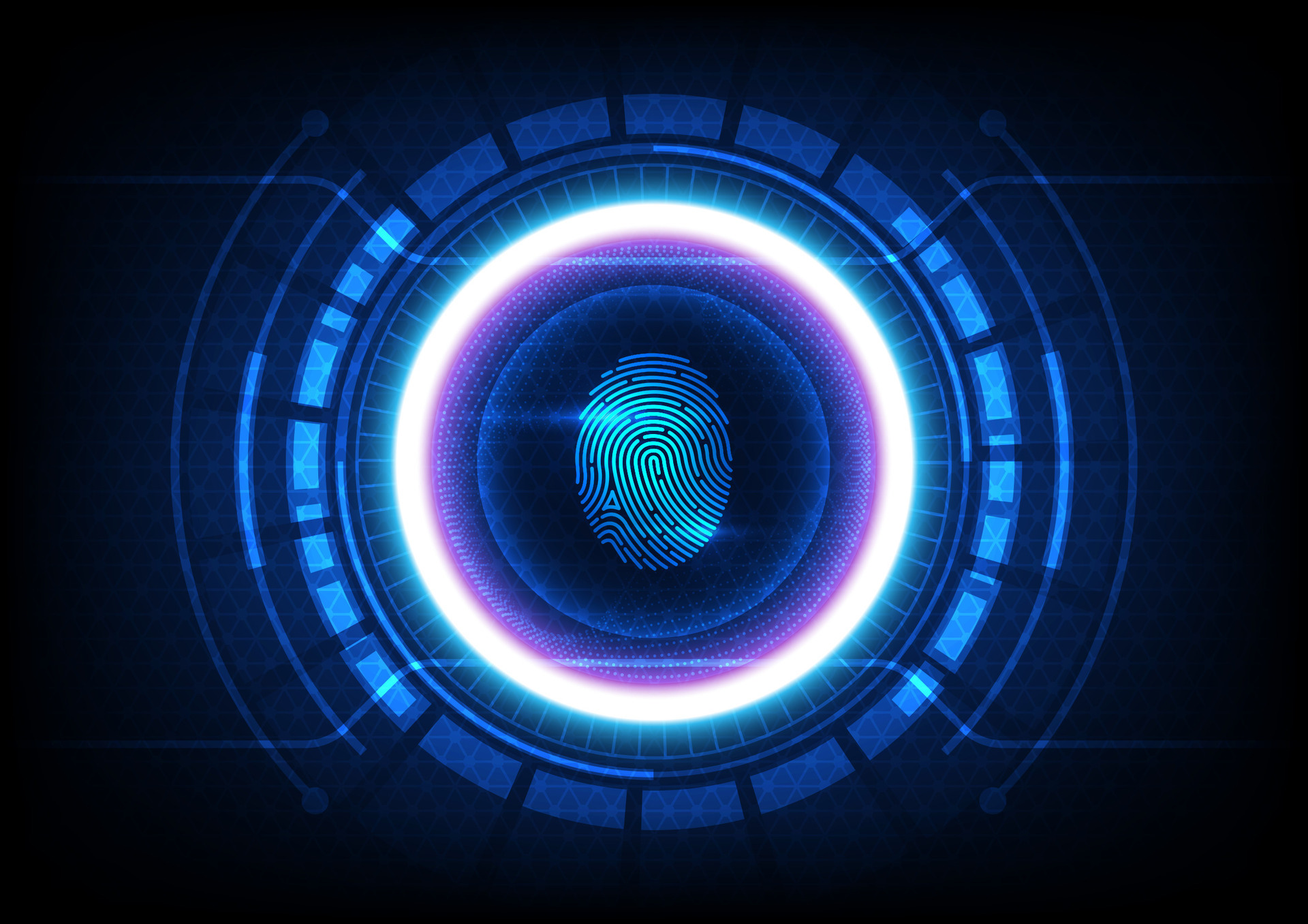 Abstract Circuit Technology Background With Digital Data Connection