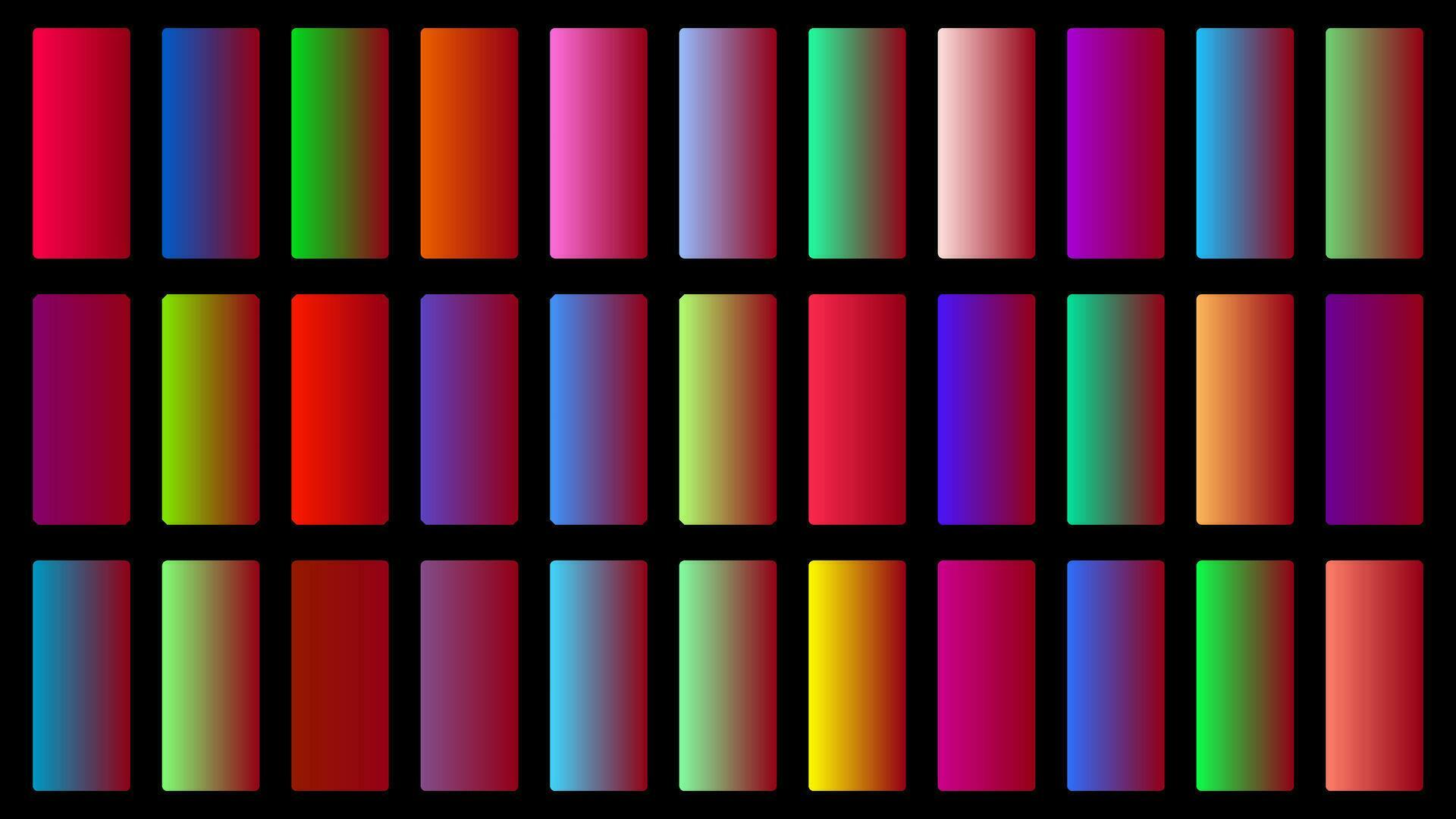 Colorful Carmine Color Shade Linear Gradient Palette Swatches Web Kit ...