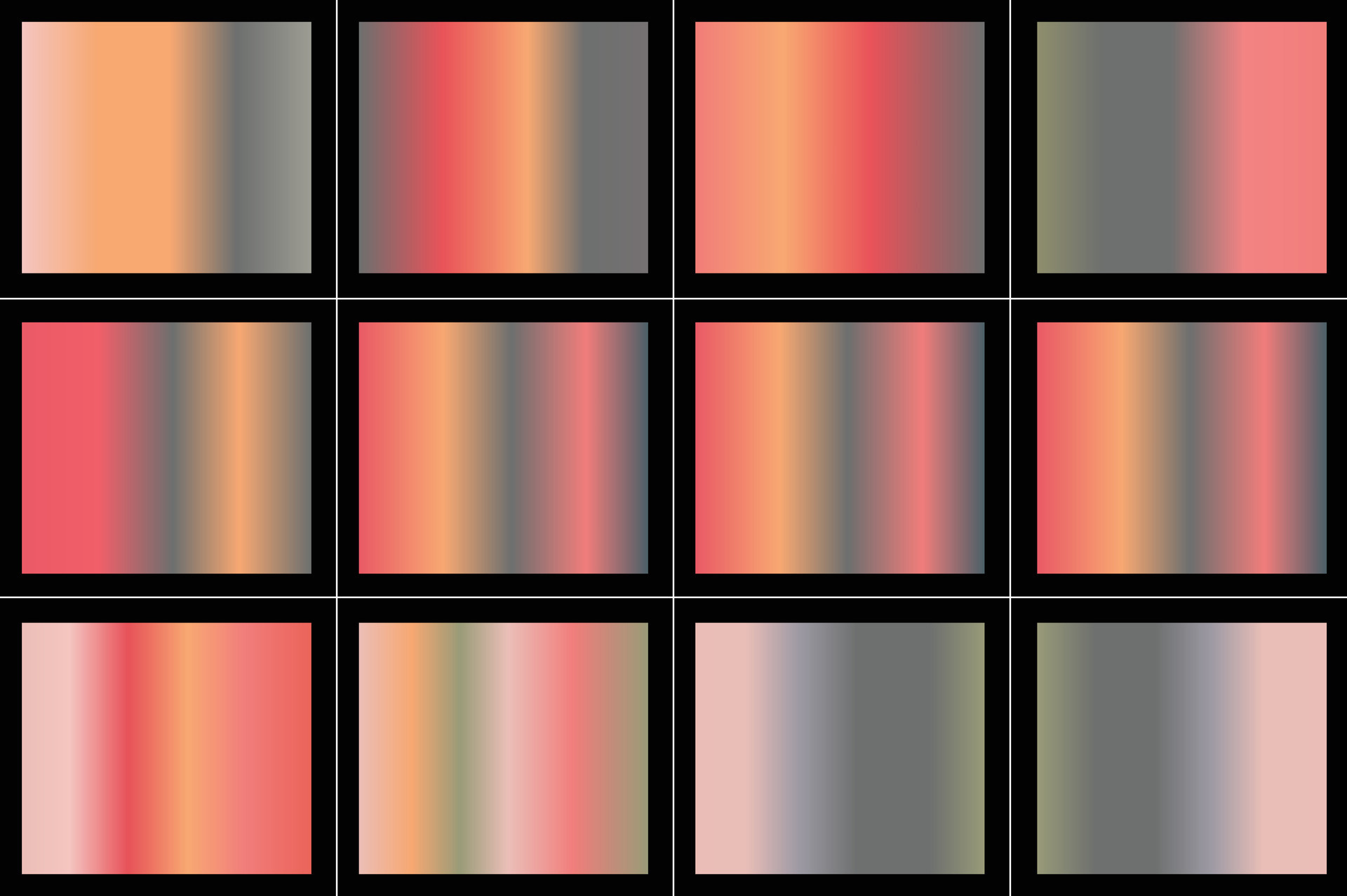 free colors vectors gradients Swatches Palette Vector 25740070 Vector ...