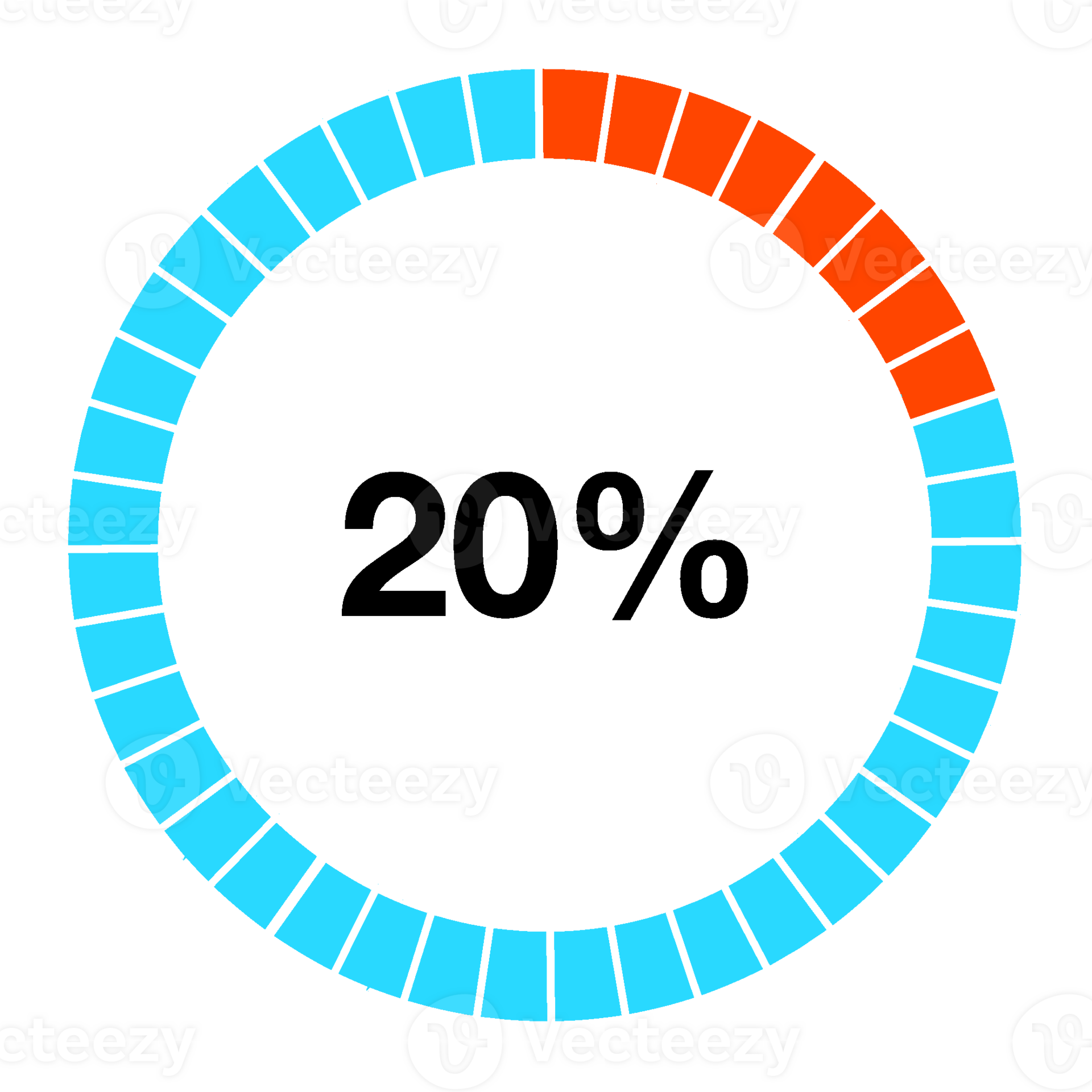 percentage chart circle and half circle 1 to 100 25740577 PNG