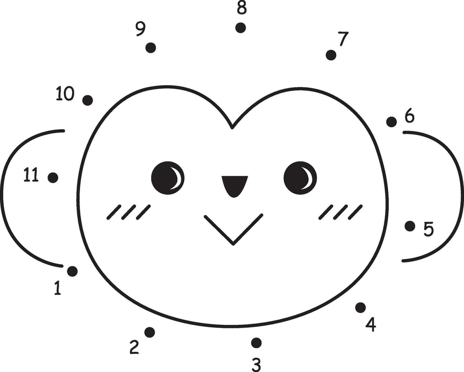 monkey Ocean Animals Dot to Dot Skip Counting cartoon doodle kawaii ...