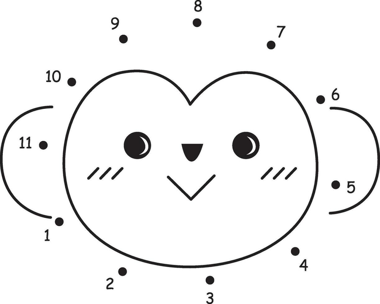 monkey Ocean Animals Dot to Dot Skip Counting cartoon doodle kawaii ...