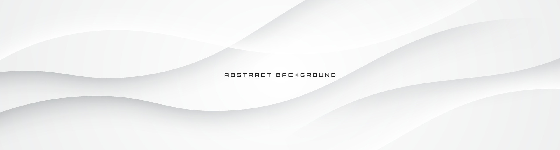 3D white geometric abstract background overlap layer on bright space ...