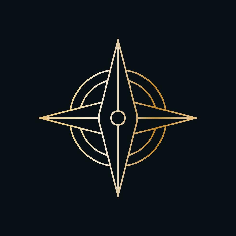 Compass Vector Icon Design Star Compass Logo Template 25743301 Vector Art At Vecteezy