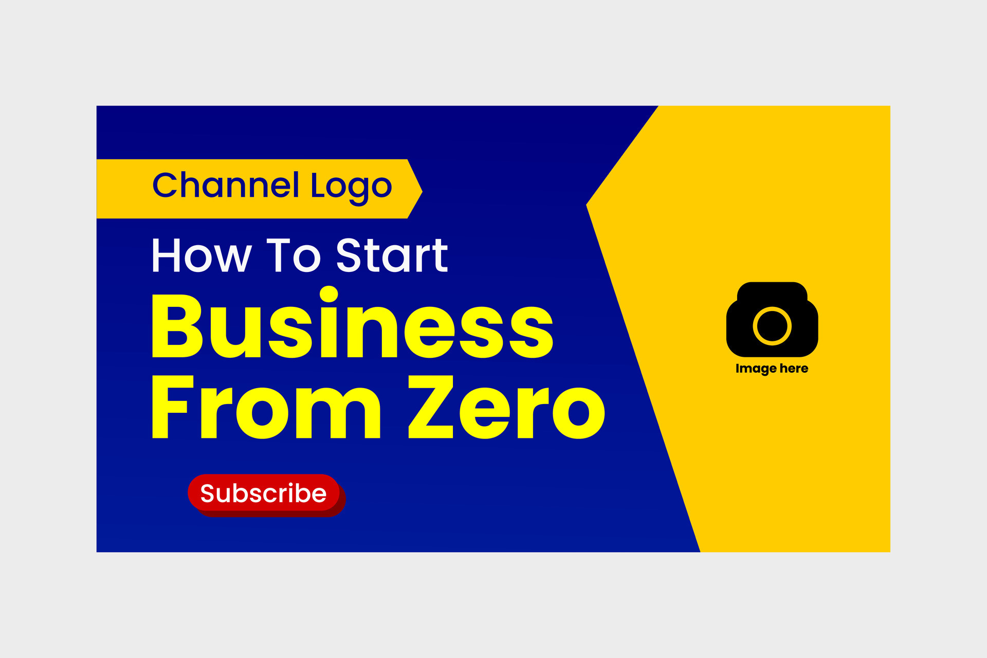 thumbnail design template 25744285 Vector Art at Vecteezy