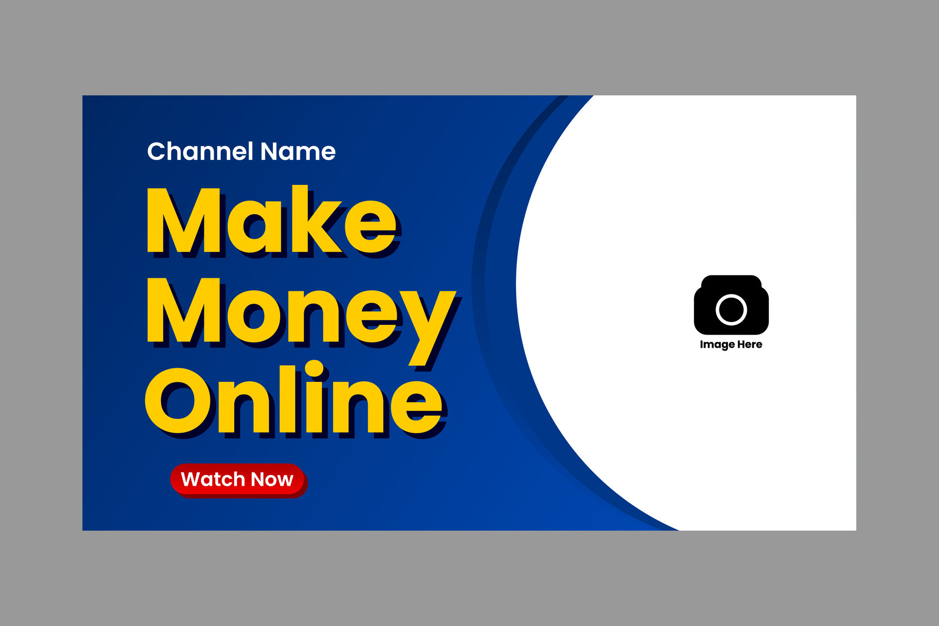 thumbnail design template 25744290 Vector Art at Vecteezy