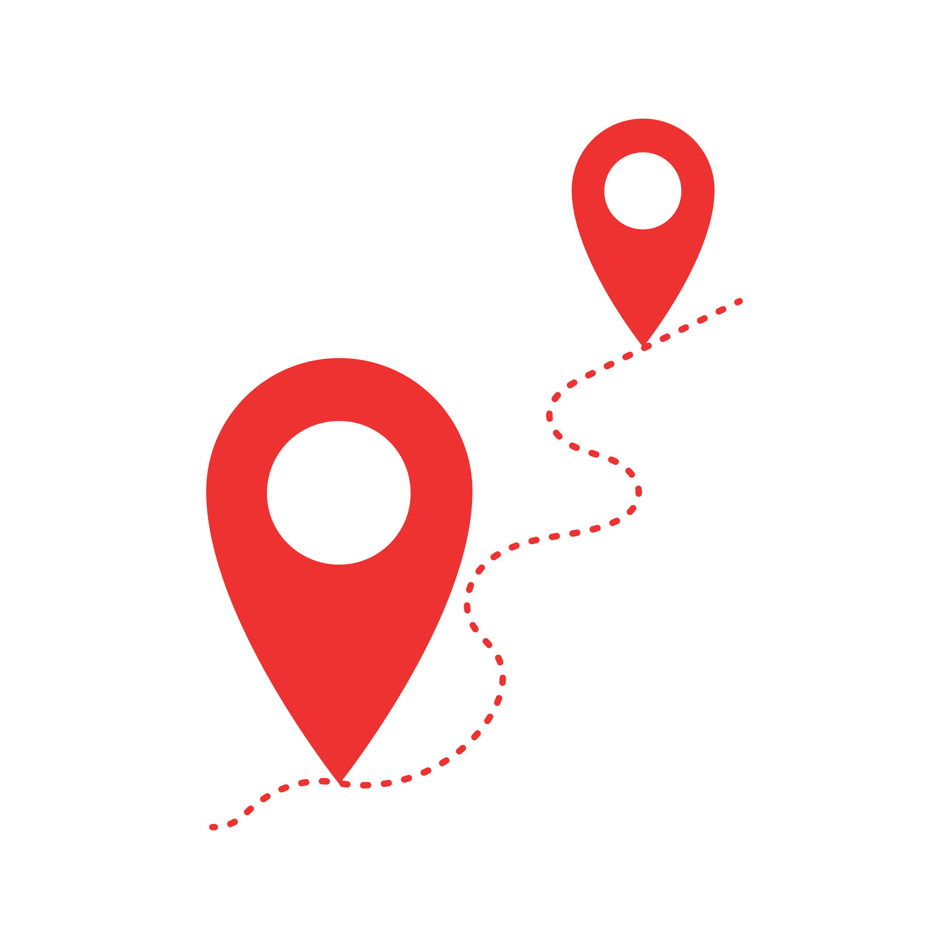 red location pointer navigation 25744697 Vector Art at Vecteezy